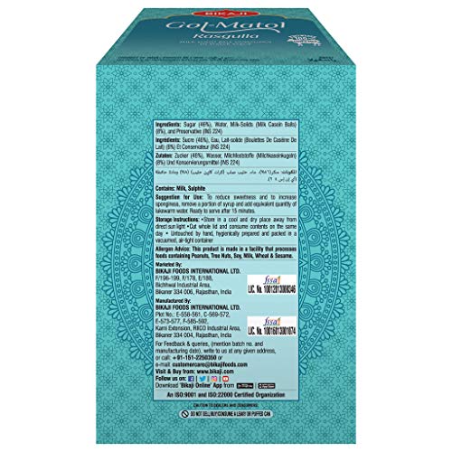 Grocery :: Sweets :: Indian Sweets :: Bikaji Gol Matol Rasgulla - Soft ...